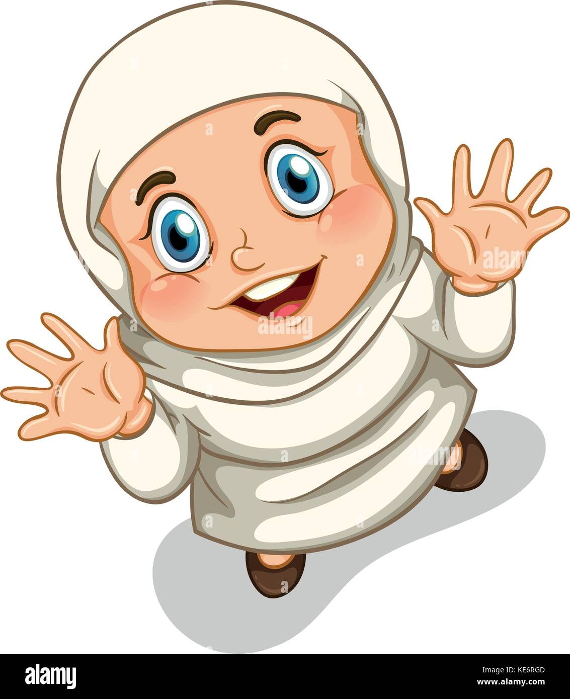 Smiling girl picture on Stock Vector Images - Alamy