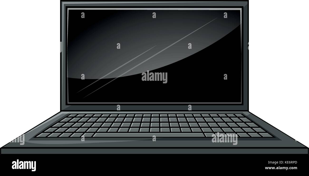 Close up computer Stock Vector Images - Alamy