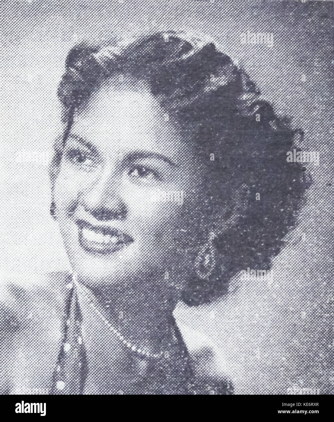 Nana Mayo Film Varia Nov 1953 p34 Stock Photo - Alamy
