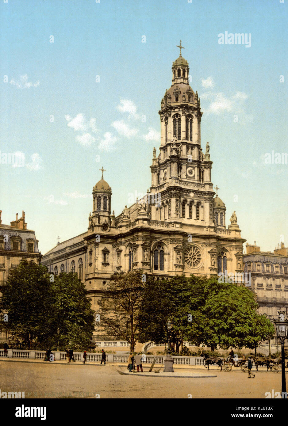 Trinity Church Paris France Stock Photo - Alamy