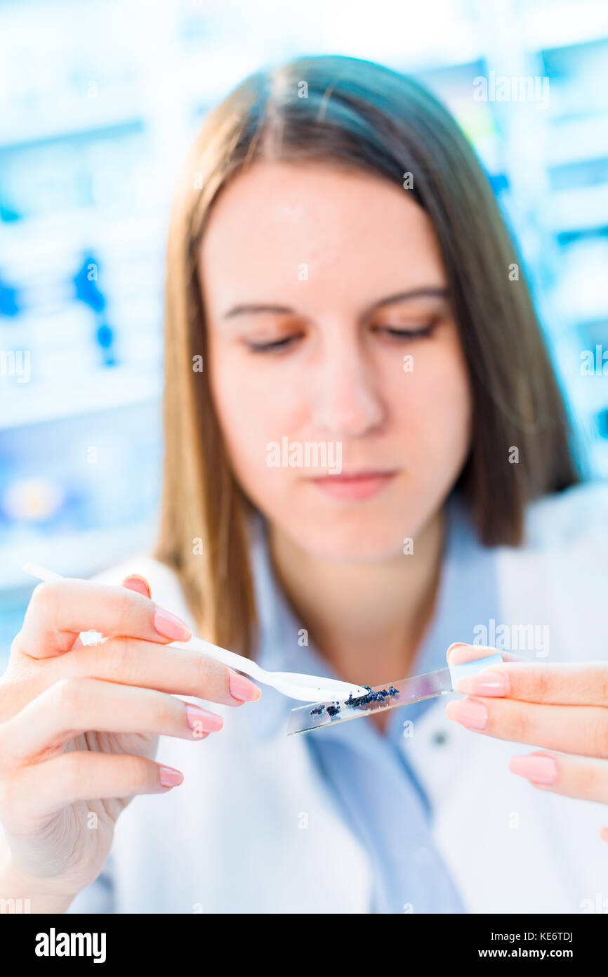 Fish caviar research in laboratory. Food Processing and Quality Control ...