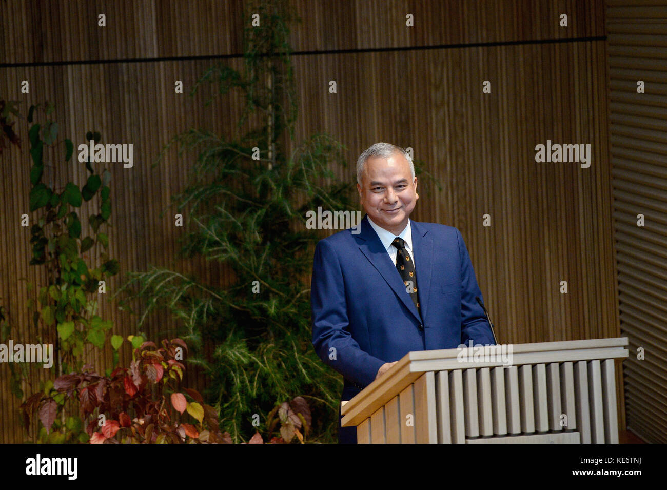 His Royal Highness Sultan Nazrin Shah of Perak, Malaysia speaking at ...