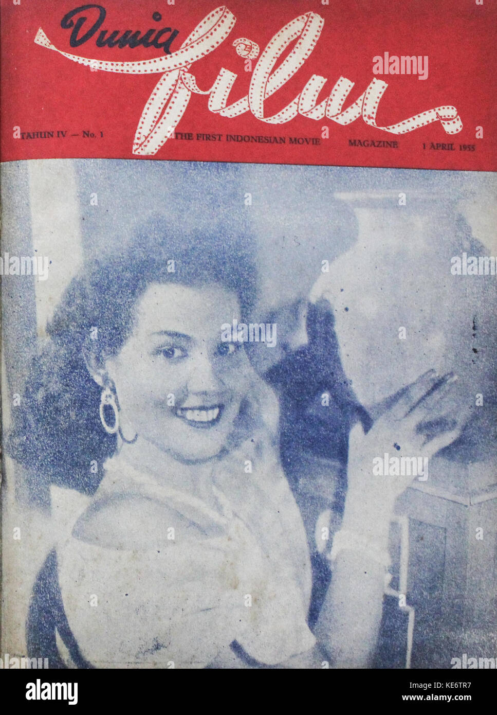 Dunia Film 1 Apr 1955 p1 Stock Photo - Alamy