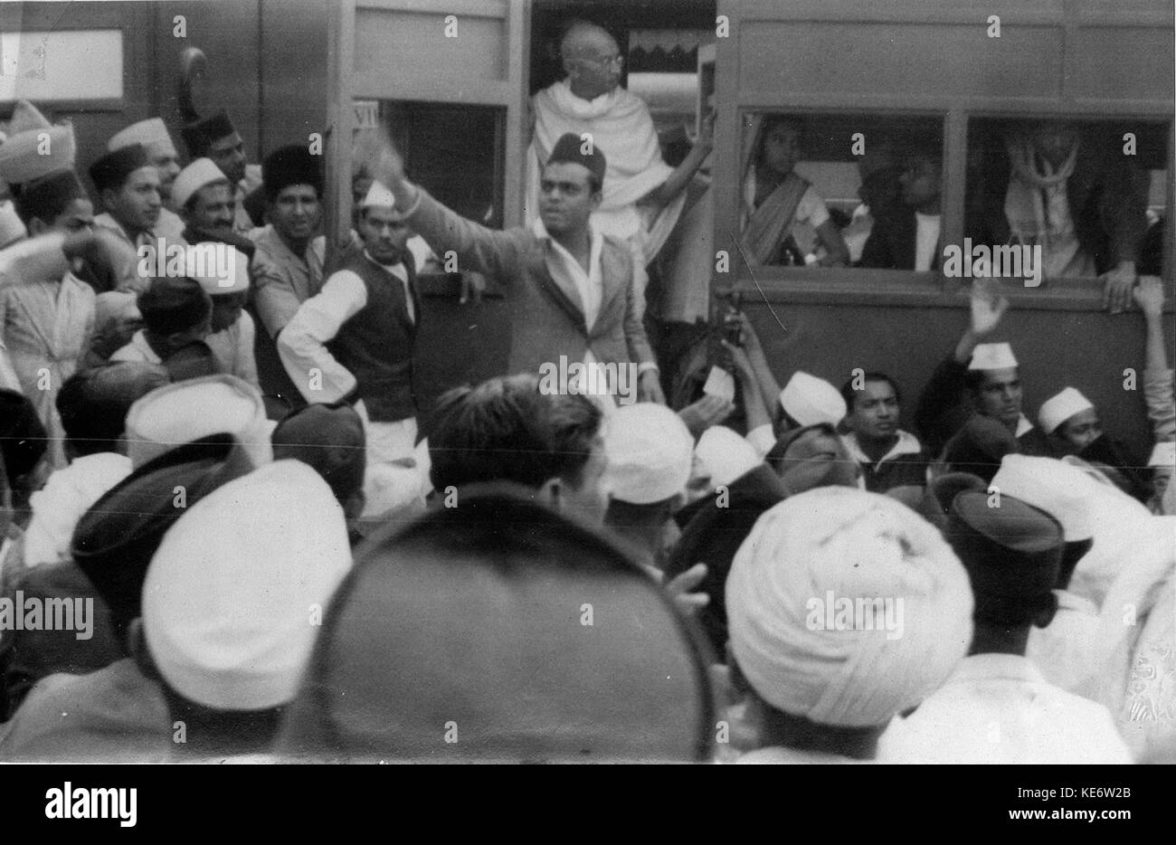 Mahatma gandhi train Black and White Stock Photos & Images - Alamy