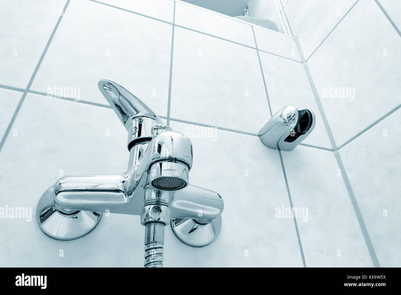 Water tap in bathroom Stock Photo - Alamy