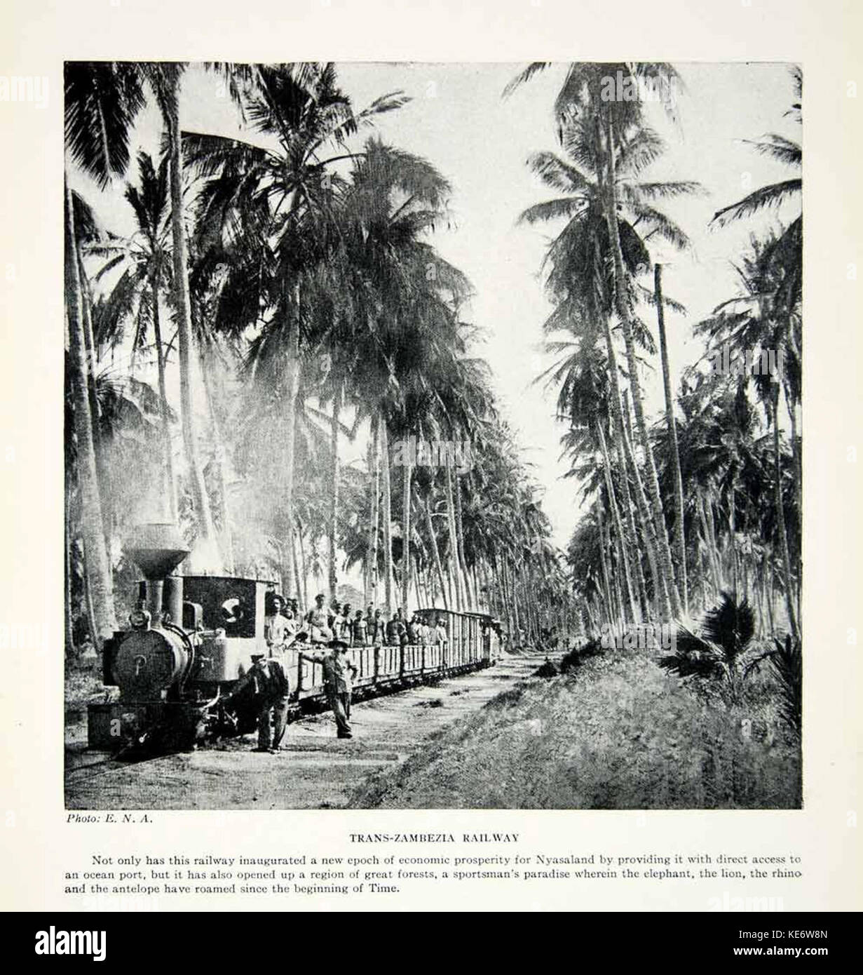 1925 Print Trans Zambezi Railway Nyasaland Malawi Africa Train ...