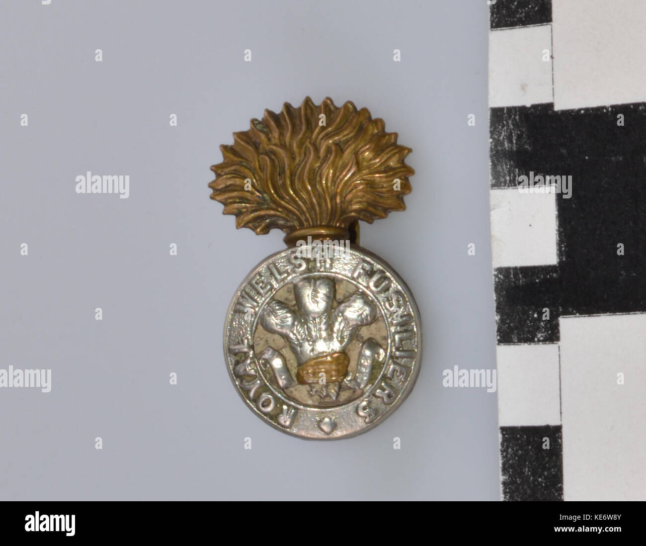 World War I Royal Welsh Fusiliers Hat Badge Stock Photo - Alamy