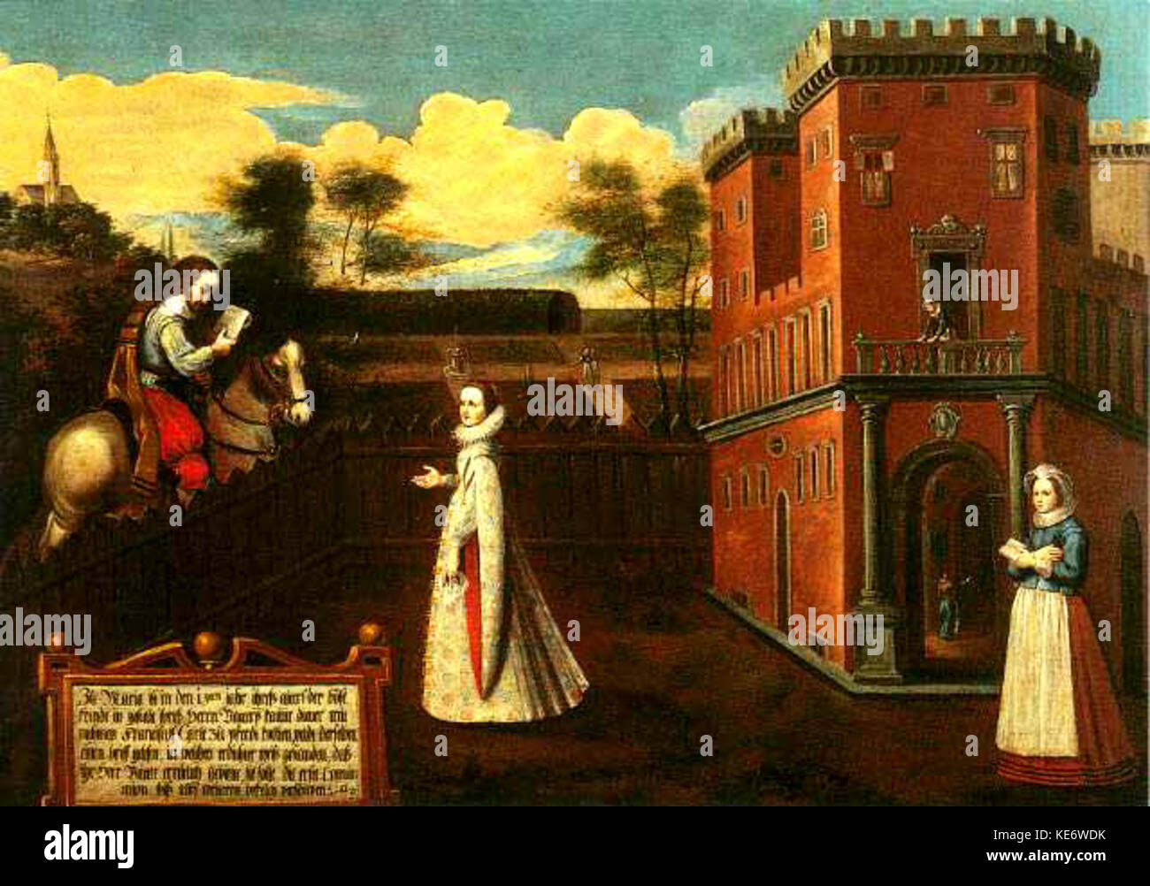 Painted Life of Mary Ward 06 Stock Photo - Alamy