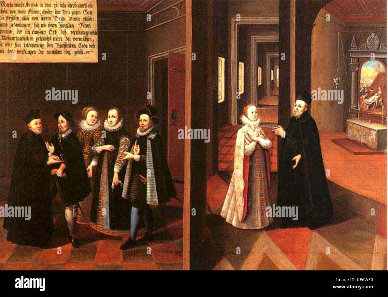 Painted Life of Mary Ward 13 Stock Photo - Alamy