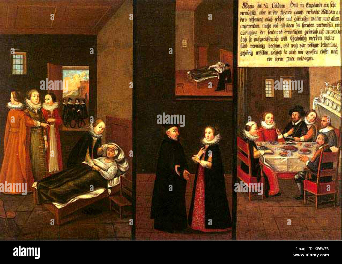 Painted Life of Mary Ward 17 Stock Photo - Alamy