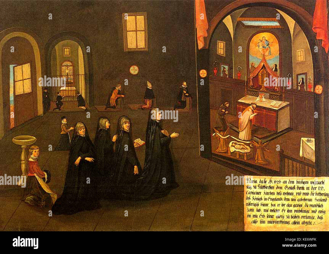 Painted Life of Mary Ward 44 Stock Photo - Alamy