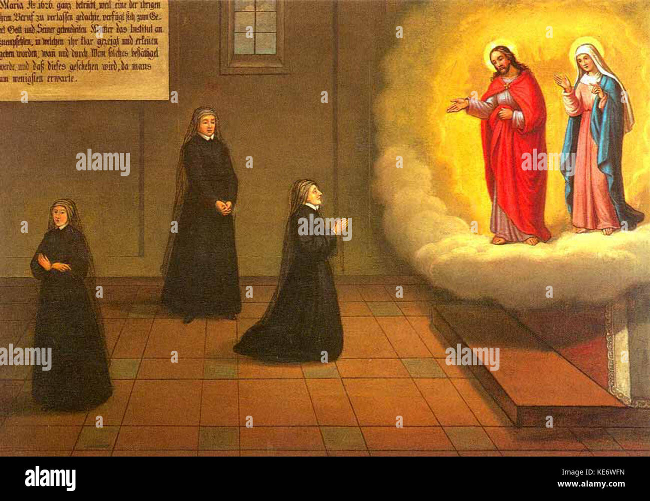 Painted Life of Mary Ward 46 Stock Photo - Alamy