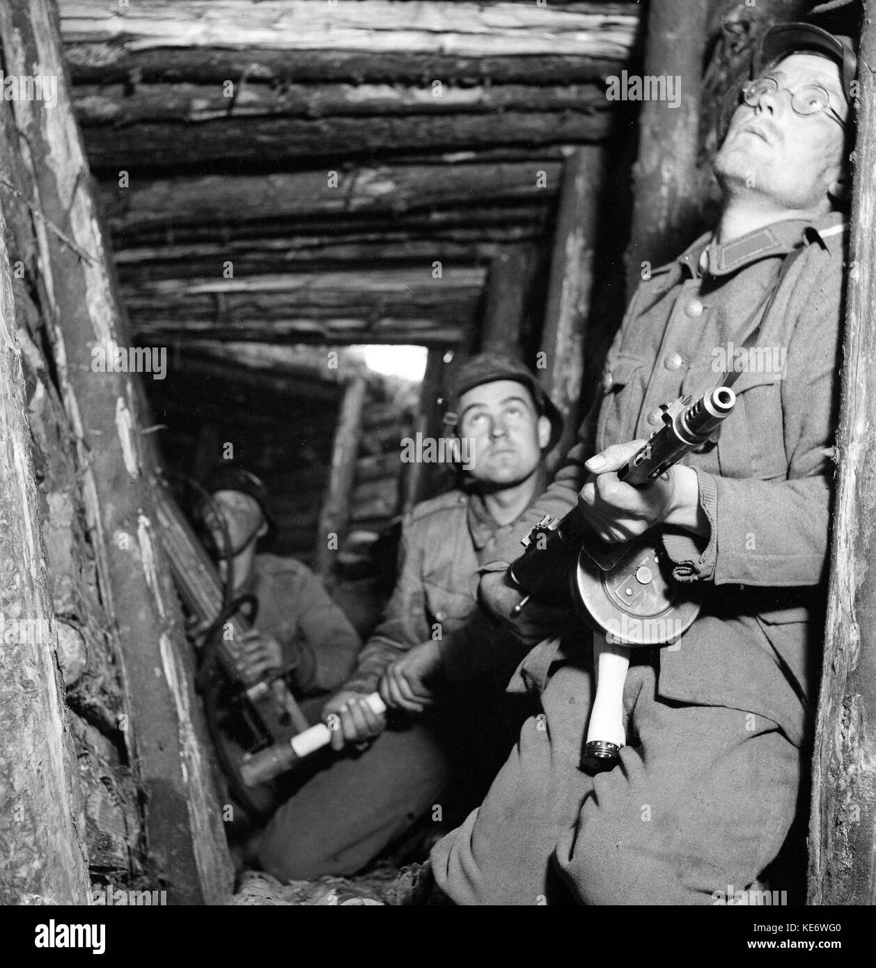 Finnish soldiers 1944 Stock Photo - Alamy