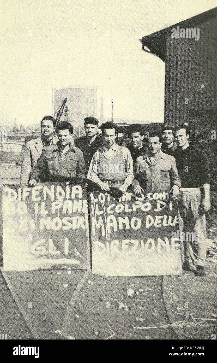 Magona Piombino aprile 1953 Stock Photo - Alamy