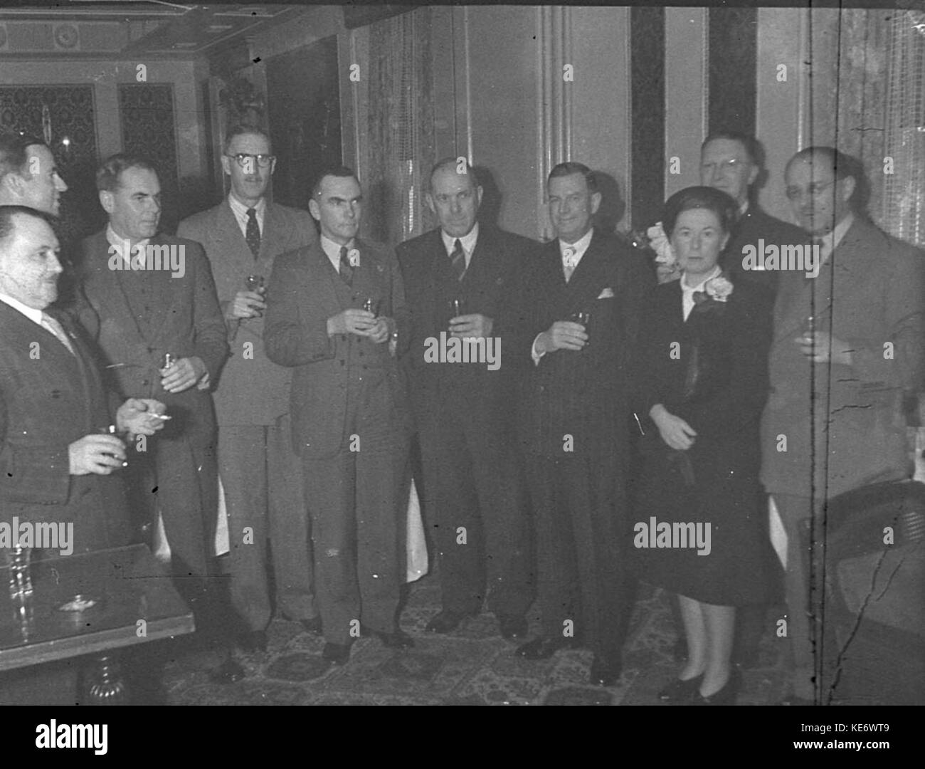 29385 21 Club Dinner Ushers Hotel Stock Photo - Alamy