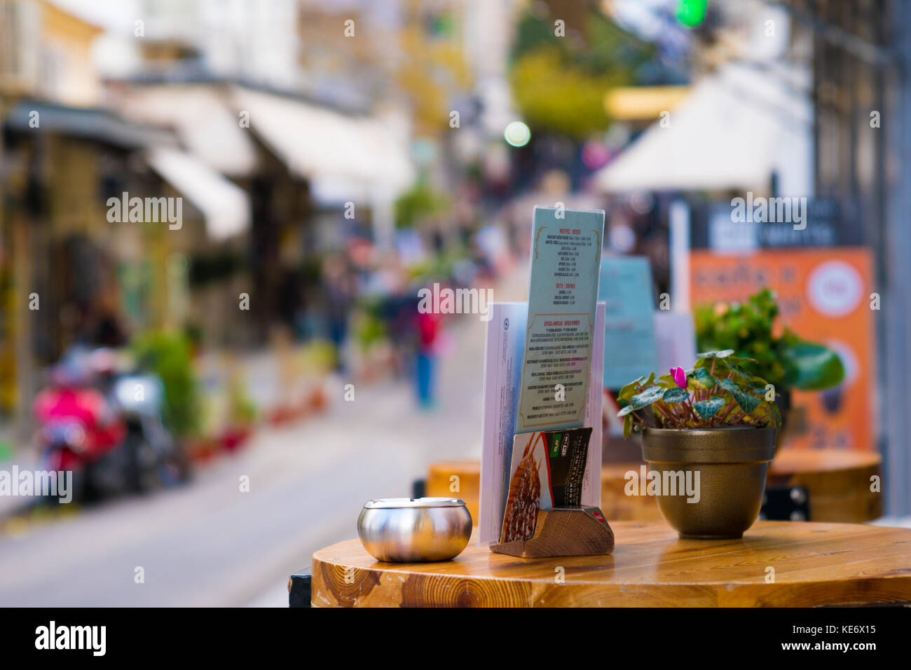 Street scenes in Athens, Greece. Athens. November 15, 2016 Stock Photo ...