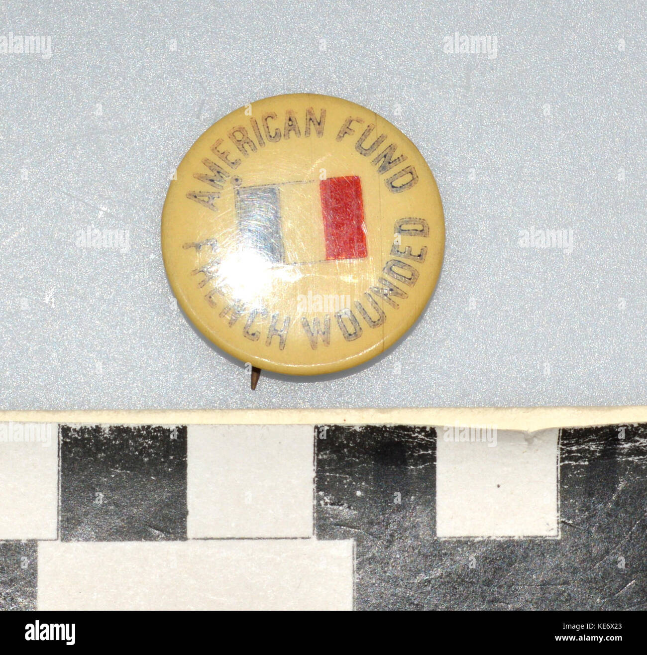 This pin represents the American Fund for French Wounded, an ...