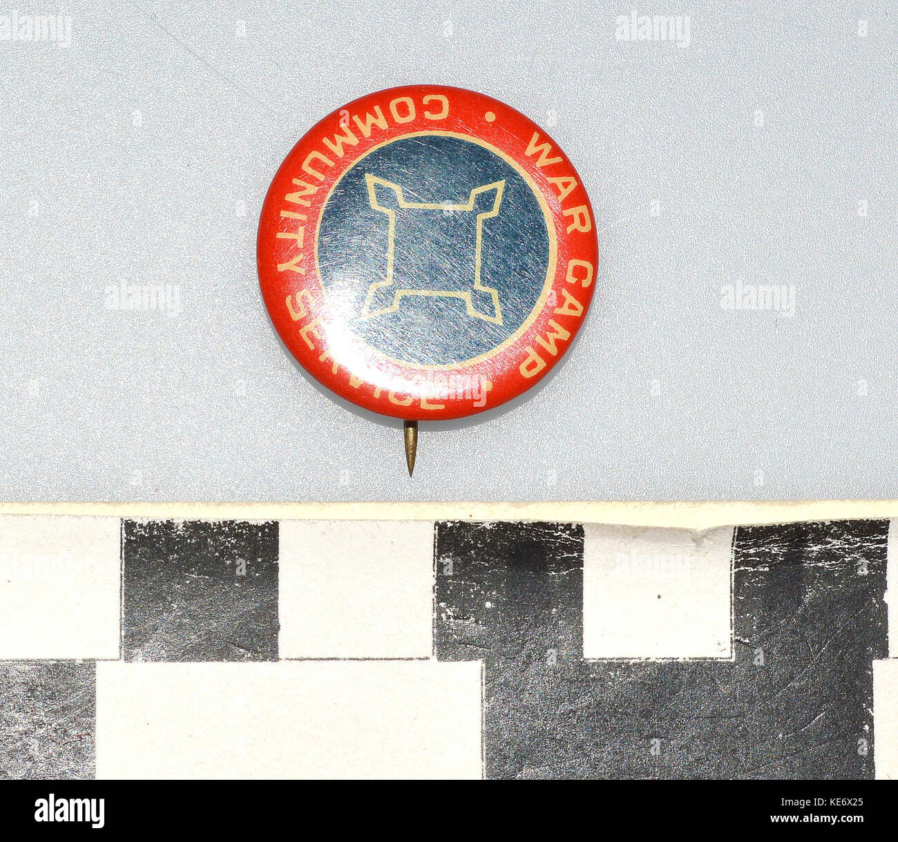 World War I War Camp Community Service Pin Stock Photo - Alamy