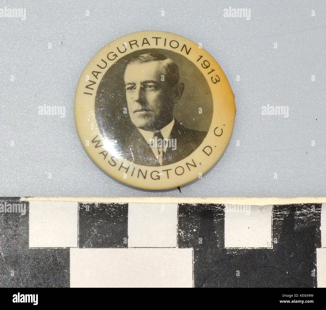 Woodrow Wilson 1913 Inaguration Pin Stock Photo - Alamy