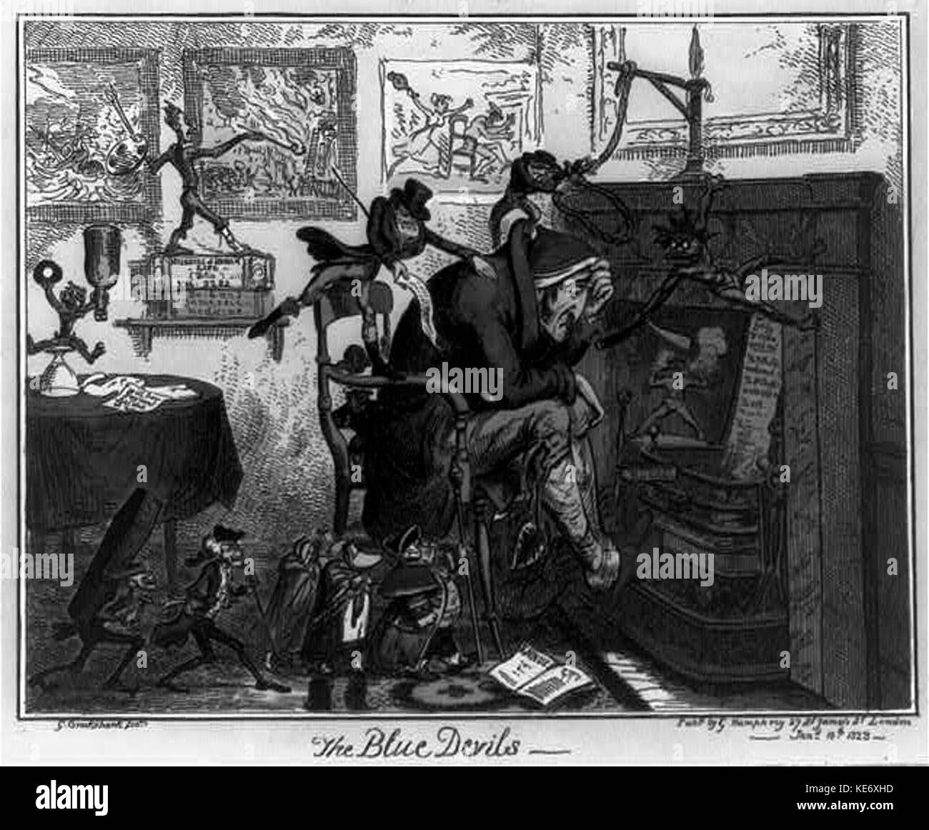 Old devils Black and White Stock Photos & Images - Alamy