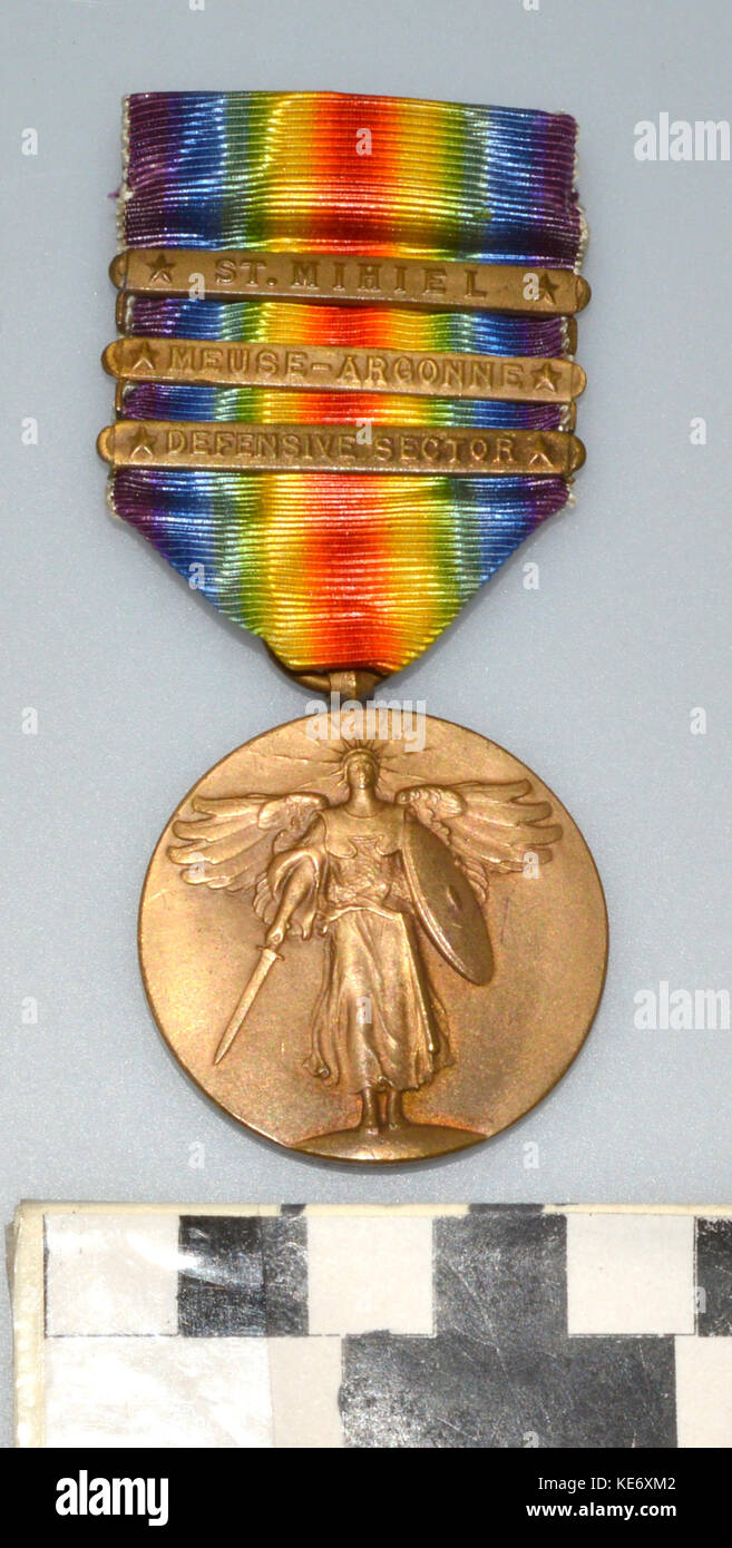 World War I Victory Medal Stock Photo - Alamy