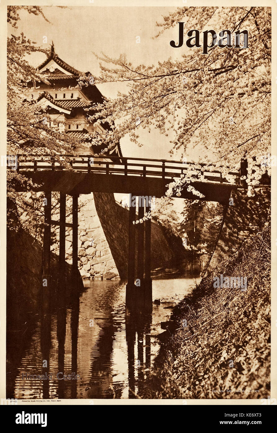 1930s Japan Travel Poster 17 Stock Photo - Alamy