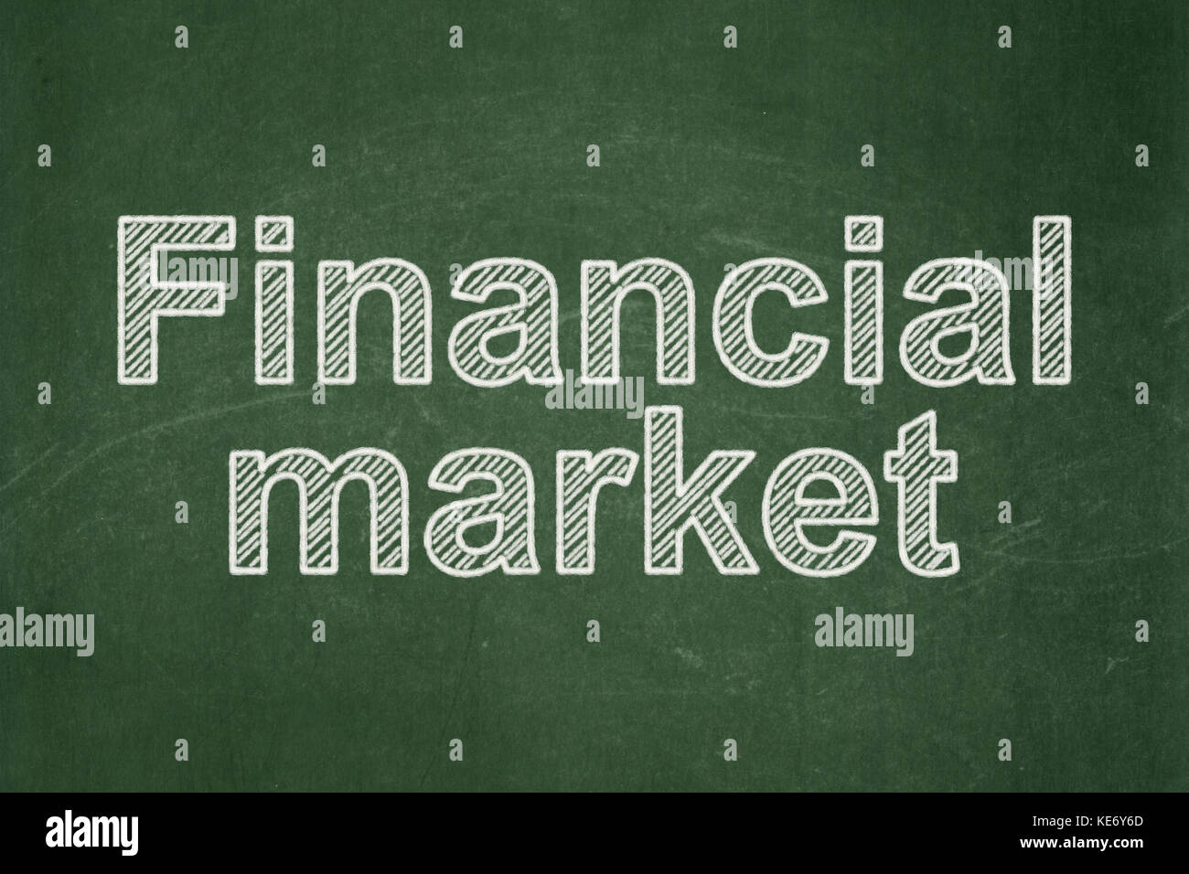 Money concept: Financial Market on chalkboard background Stock Photo ...