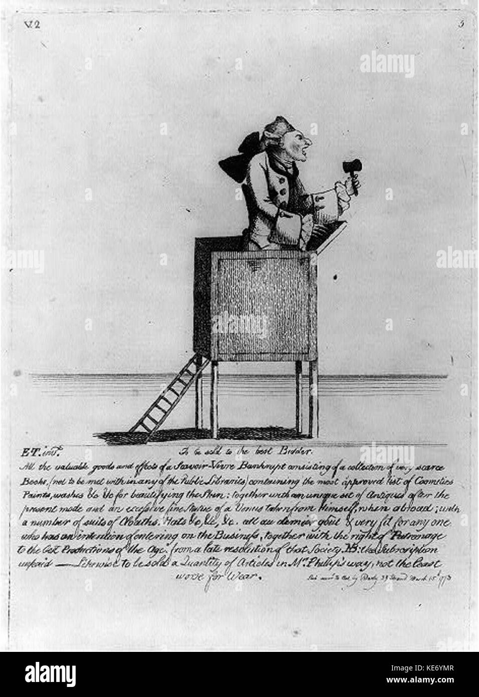 An item being auctioned to the highest bidder, with details captured in ...