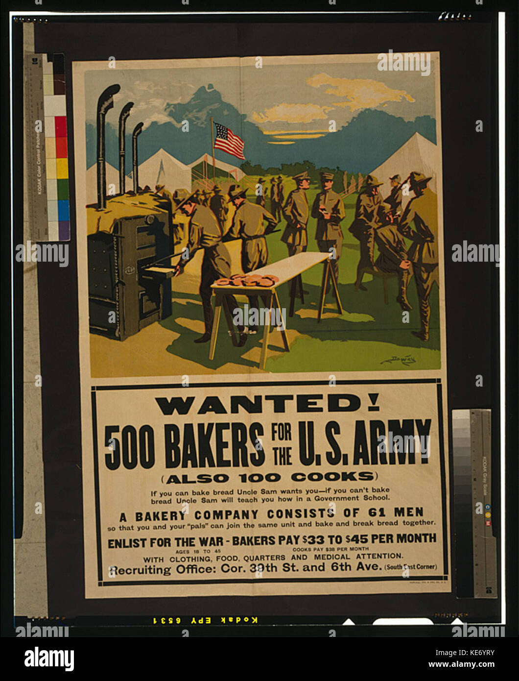 Wanted! 500 bakers for the U.S. Army, (also 100 cooks) LCCN2001700441 ...