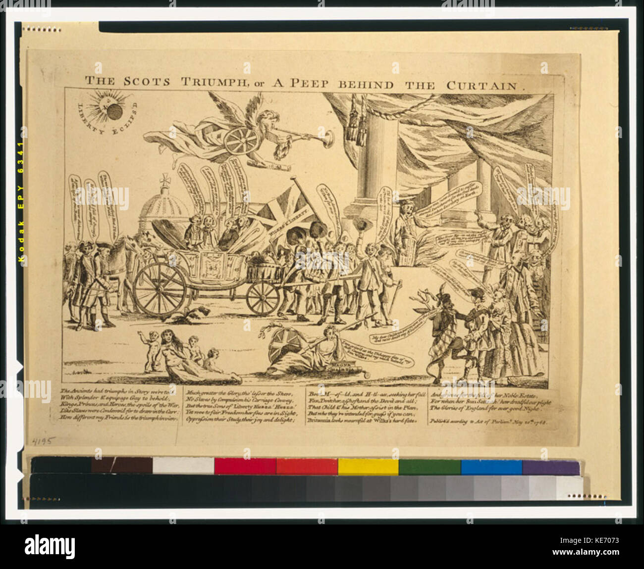 The Scots triumph, or a peep behind the curtain LCCN99406044 Stock ...