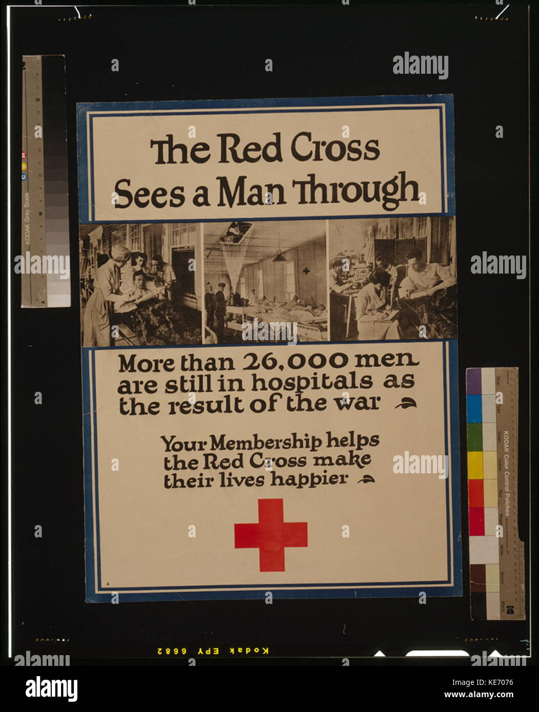 The Red Cross sees a man through LCCN2002722449 Stock Photo - Alamy