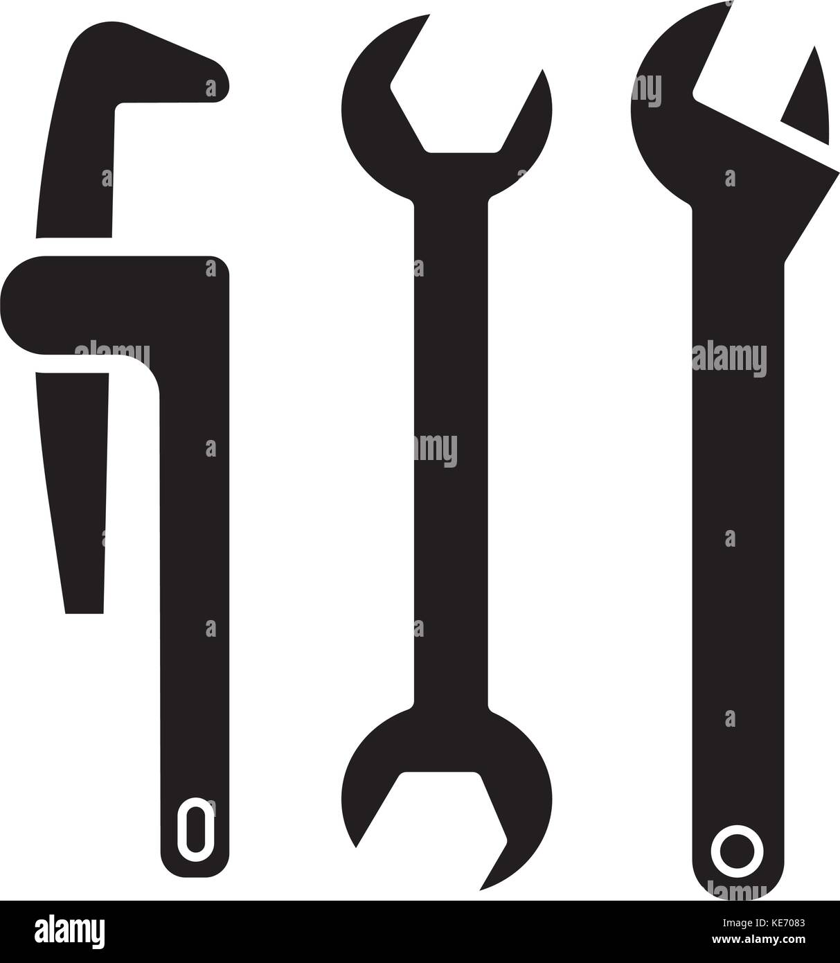 Plumber Tools Vector
