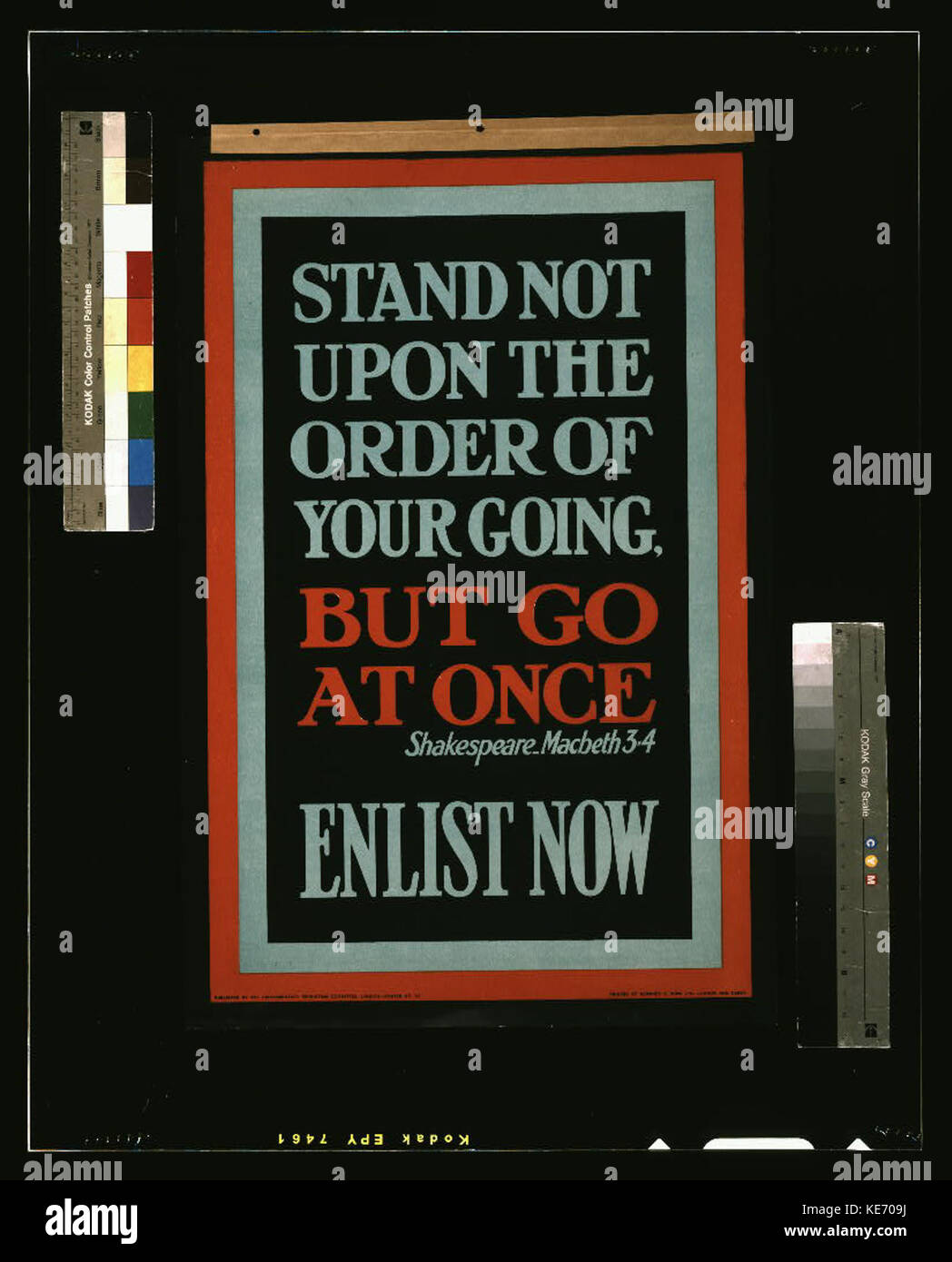 Stand not upon the order of your going, but go at once. Shakespeare ...