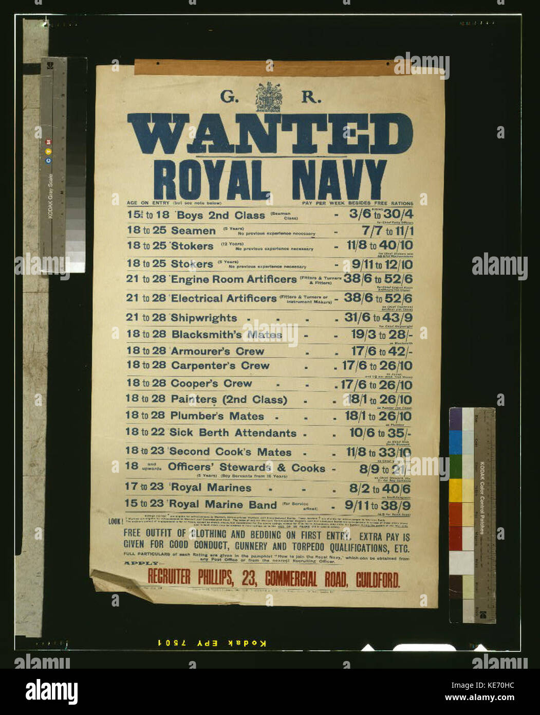 Wanted Royal Navy LCCN2003675288 Stock Photo - Alamy
