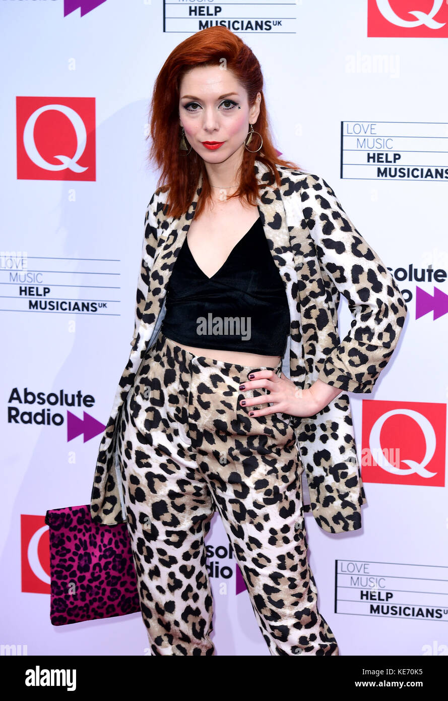 Catherine Anne Davies aka The Anchoress arrives for the Q Awards 2017 in association with ...