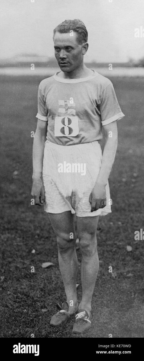 Paavo Nurmi 1924 Stock Photo - Alamy