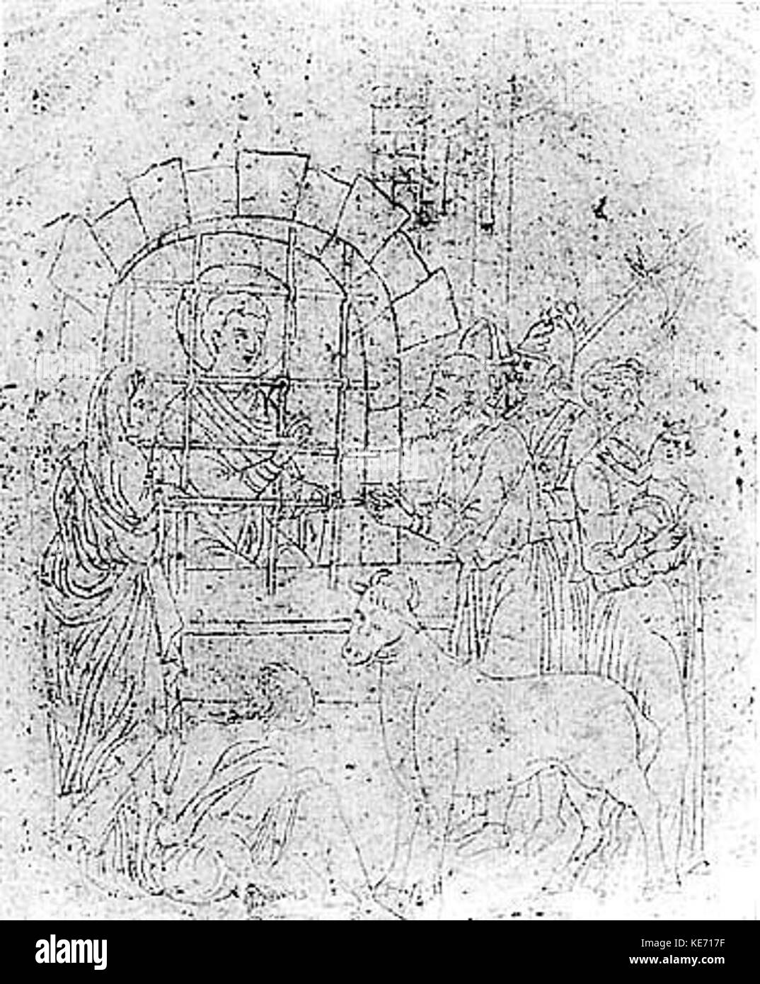 This 16th-century depiction of St. George, likely a painting or ...