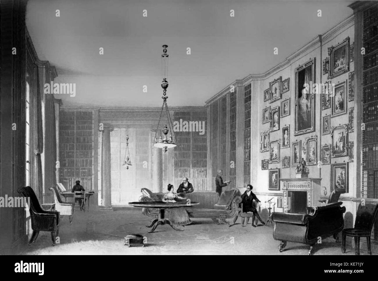 Althorp house library hi-res stock photography and images - Alamy