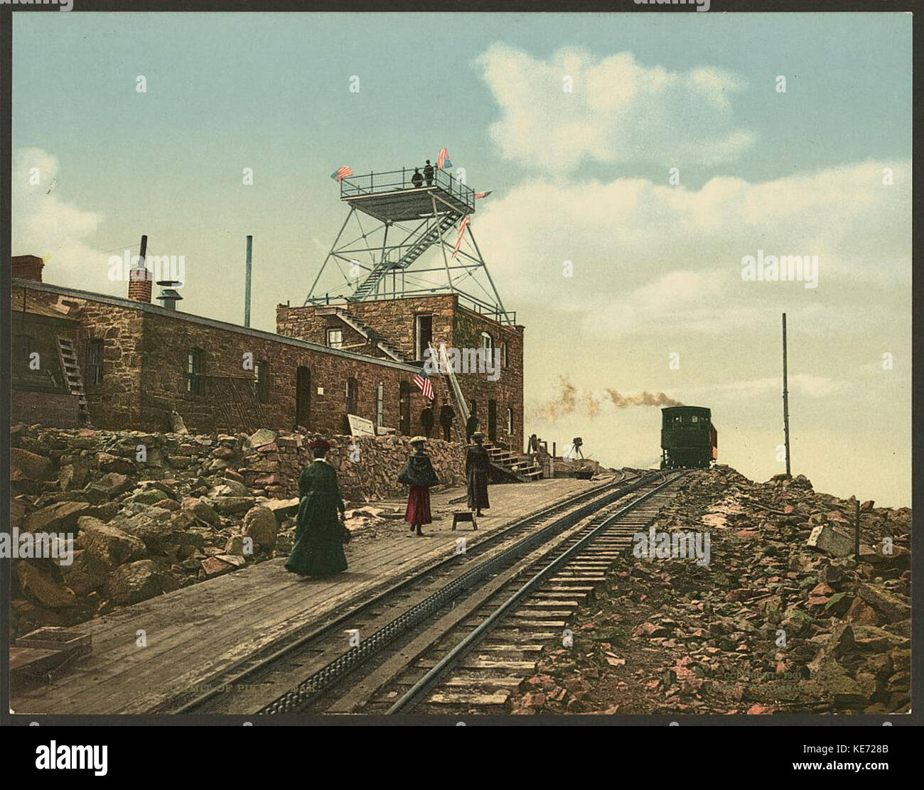 Pikes peak summit history hi-res stock photography and images - Alamy