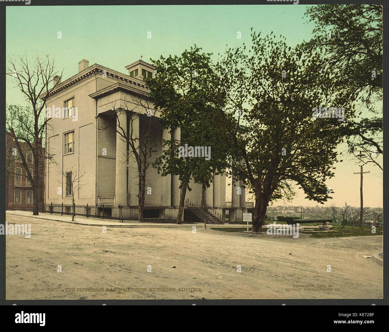 Home of Jefferson Davis. The mansion Stock Photo - Alamy