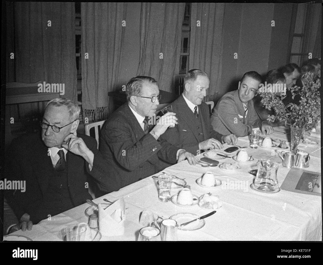 Smith dinner Black and White Stock Photos & Images - Alamy