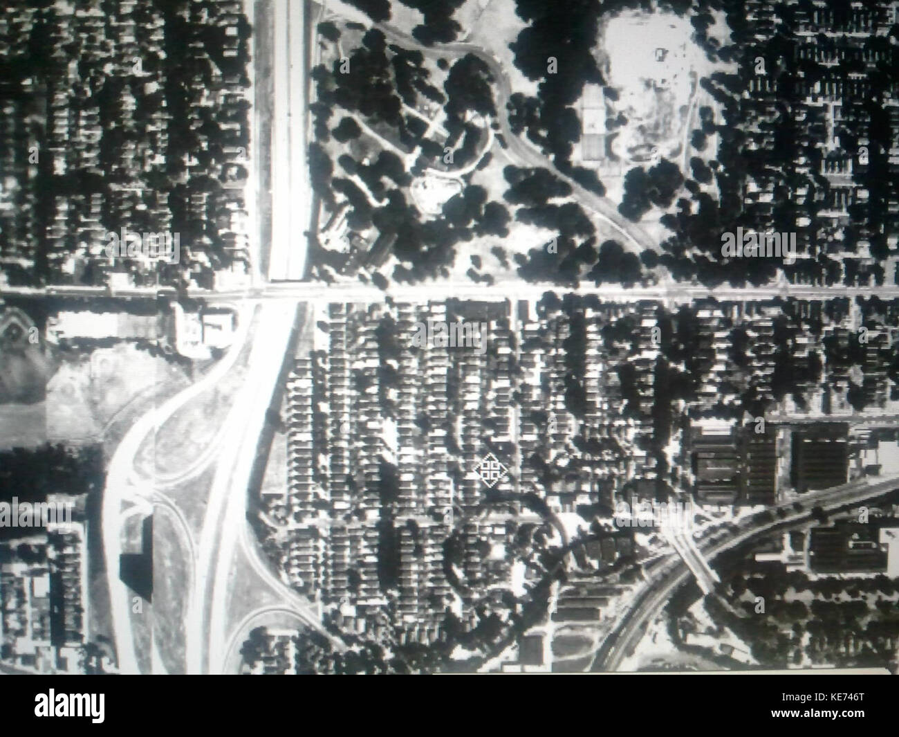 1956 Map of the Martin Drive Neighborhood Stock Photo - Alamy