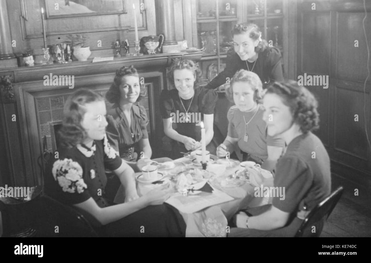 College. Rushee Party BAnQ P48S1P03539 Stock Photo - Alamy