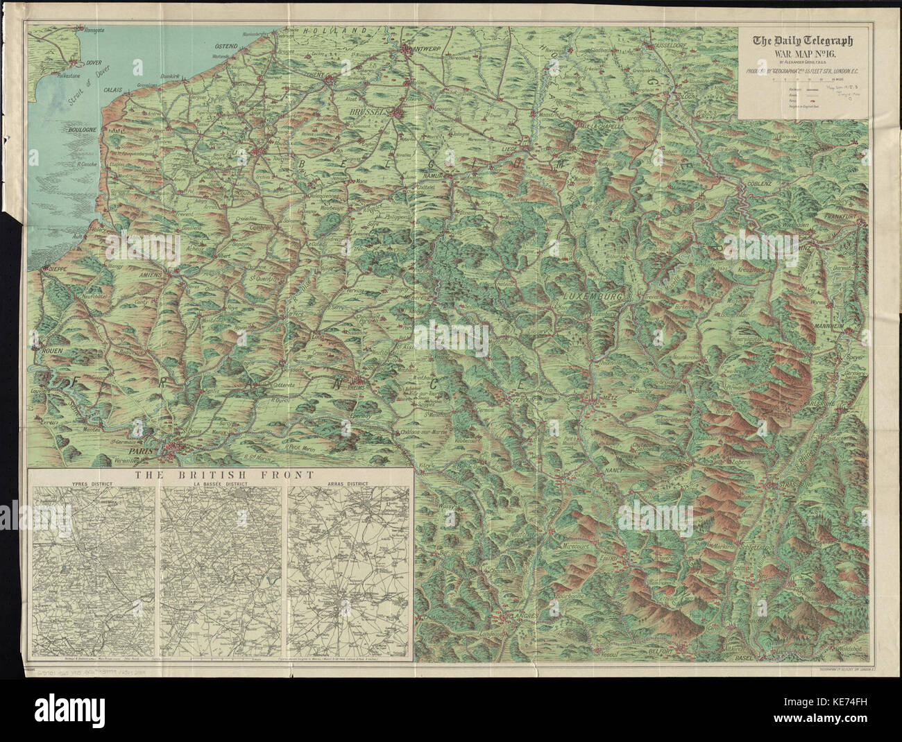 Telegraph maps hi-res stock photography and images - Alamy