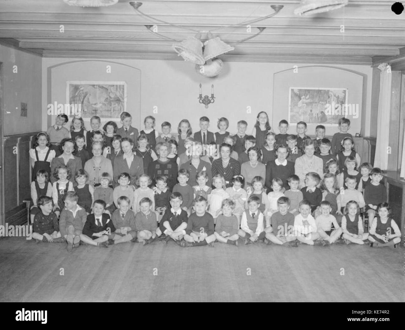School group photos Black and White Stock Photos & Images - Alamy