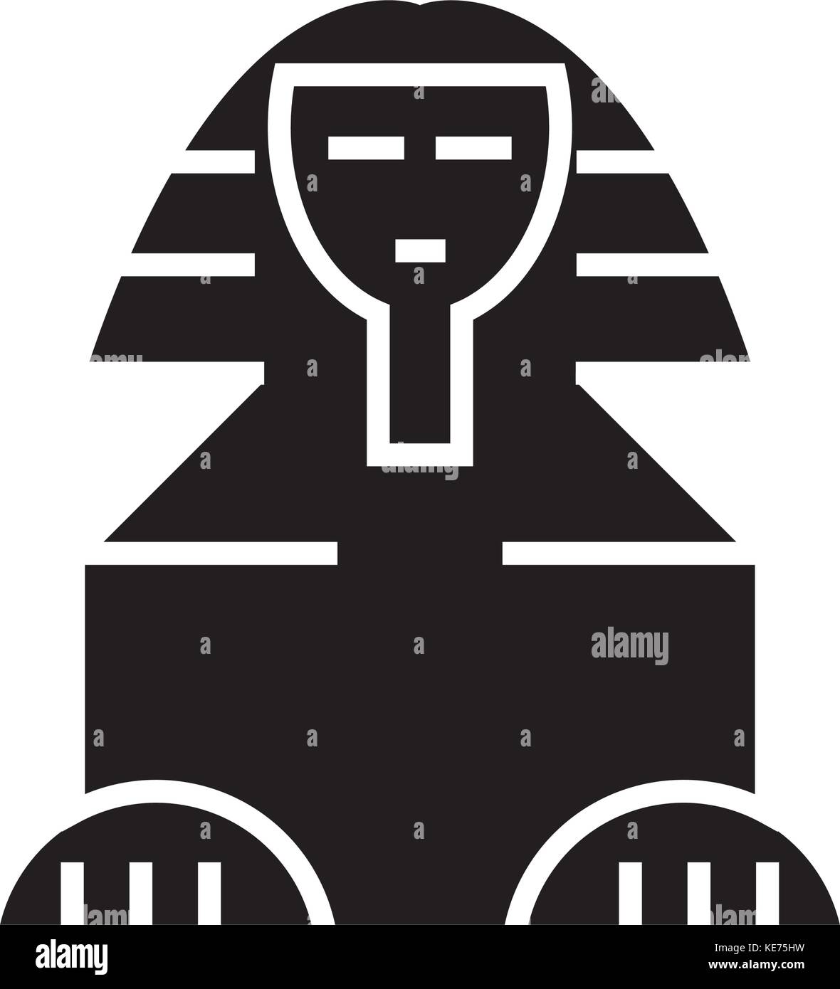 Great sphinx face Stock Vector Images - Alamy