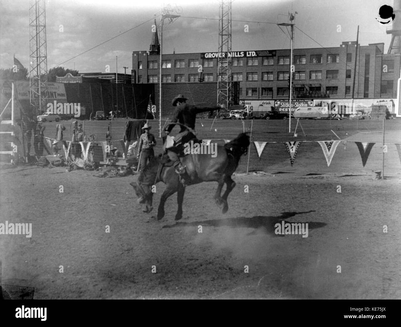 Historic rodeo Black and White Stock Photos & Images - Alamy
