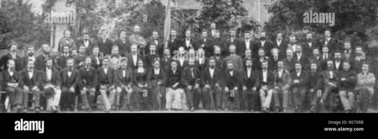 Spcial Democratic congress Gimle 1876 Stock Photo - Alamy