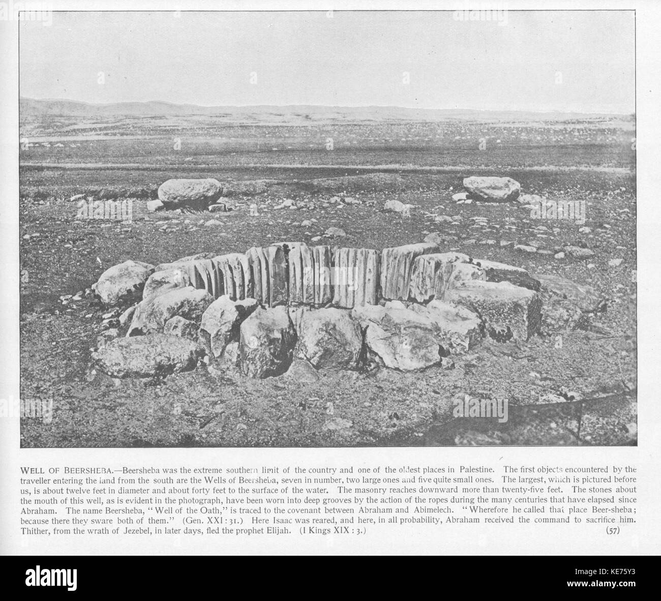 Well of Beersheba, 57.Holy land photographed. Daniel B. Shepp. 1894 ...