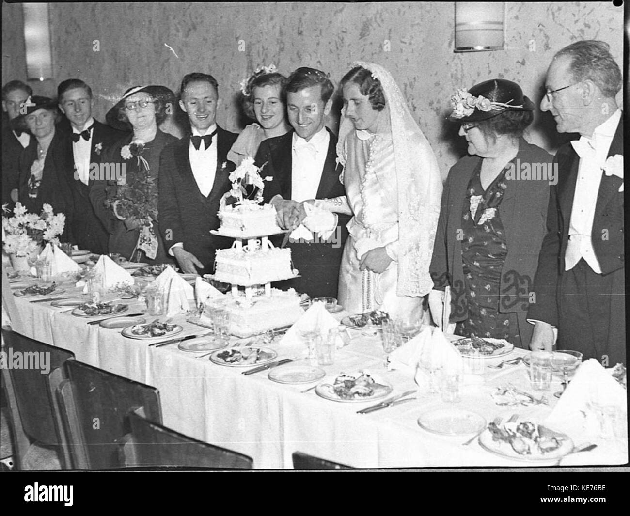 Wedding ceremony location in Black and White Stock Photos & Images - Alamy